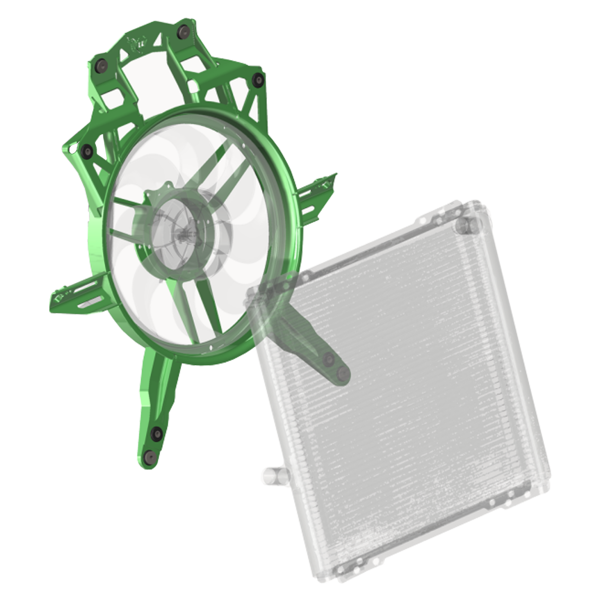 WSRD Billet Radiator Fan Shroud | Can-Am X3 — Whalen's Speed R&D ...